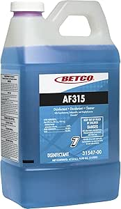 Amazon.com: Betco AF315 Disinfectant Cleaner, Medium, Blue : Health ...