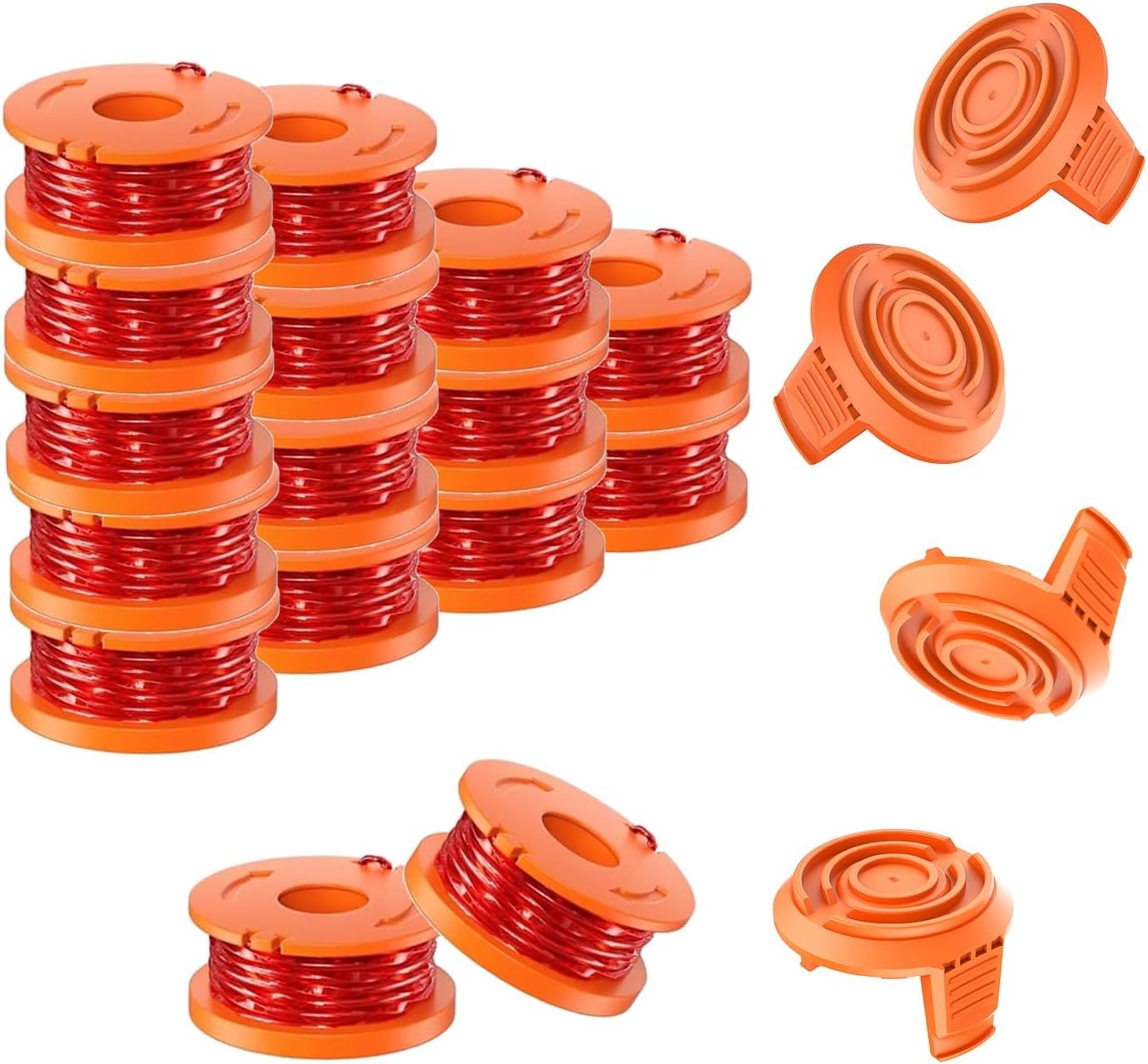 Amazon.com : TRUSTLIONTEK 20 Pcs WA0010 Trimmer line spools, Compatible ...