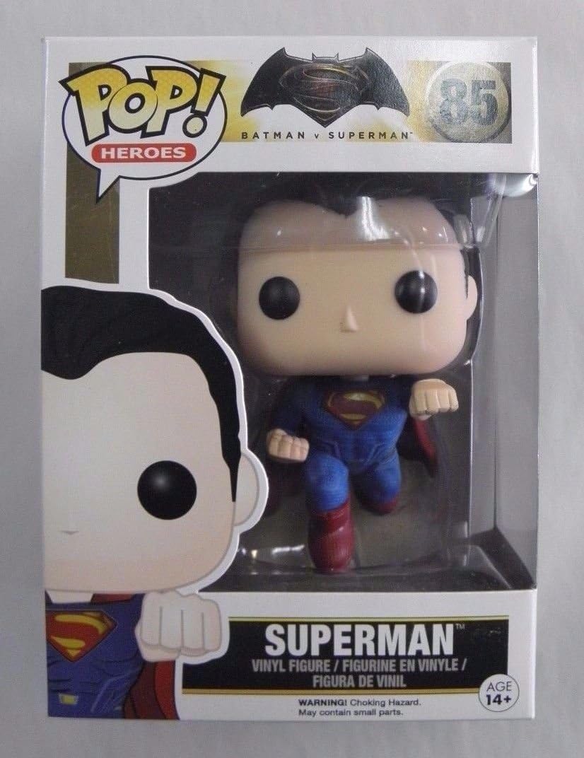 Amazon.com: Funko Pop DC Heroes Superman Batman v Superman #85 Vinyl ...