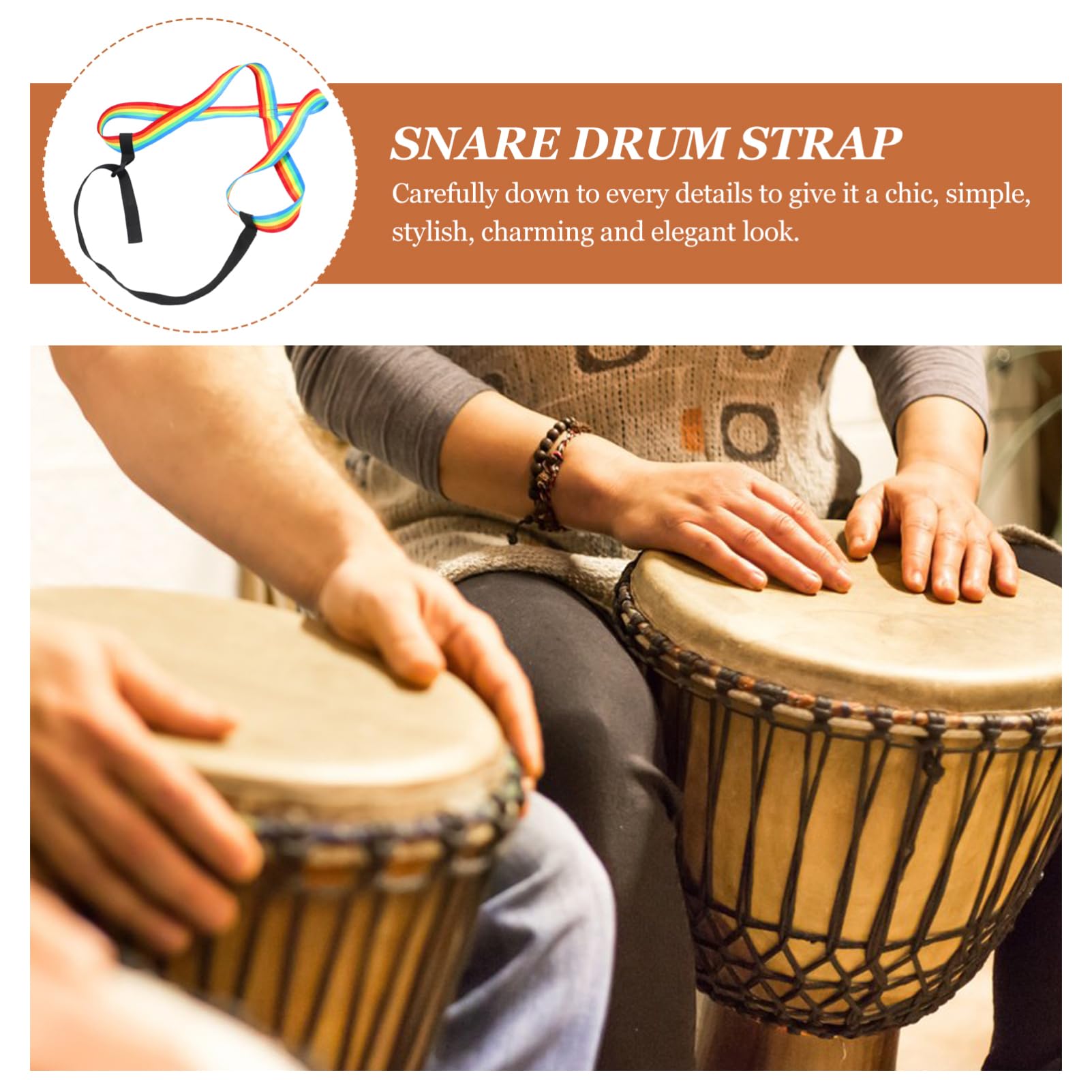 Snapklik.com : Belt For African Drum Snare Drum Strap Carrier Shoulder ...