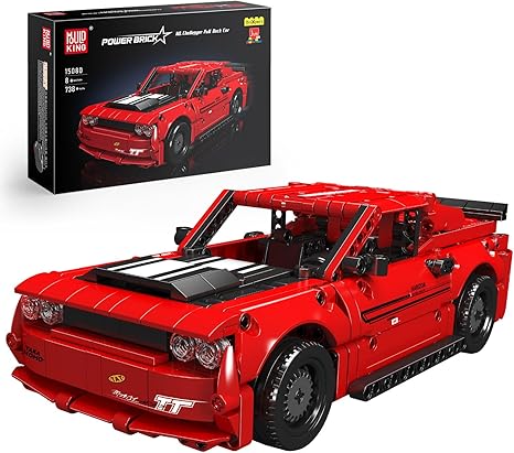 Amazon.com: Mould King Technic Dodge Challenger SRT Hellcat Super Car ...