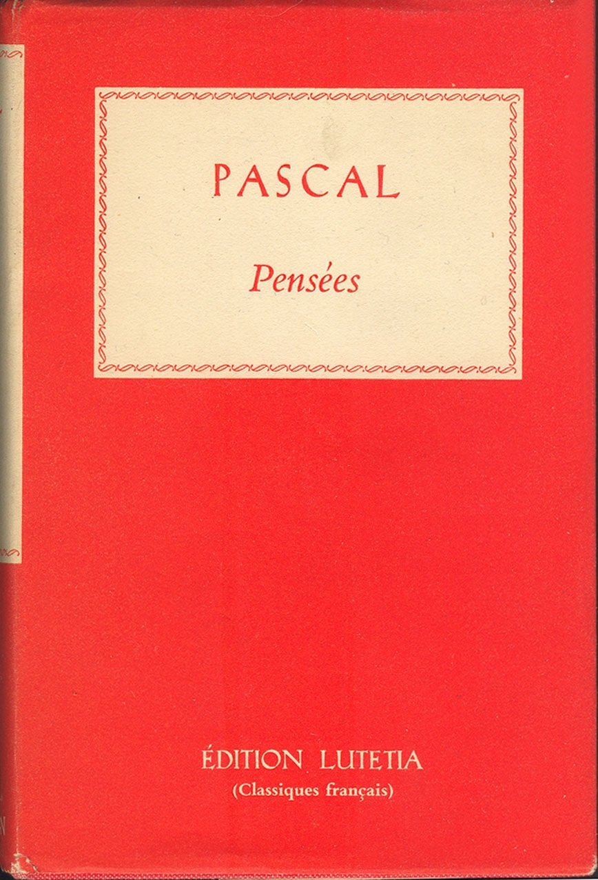 Amazon.com: (Blaise) Pascal Pensées / Brunschvicg / Léon Brunschvicg ...