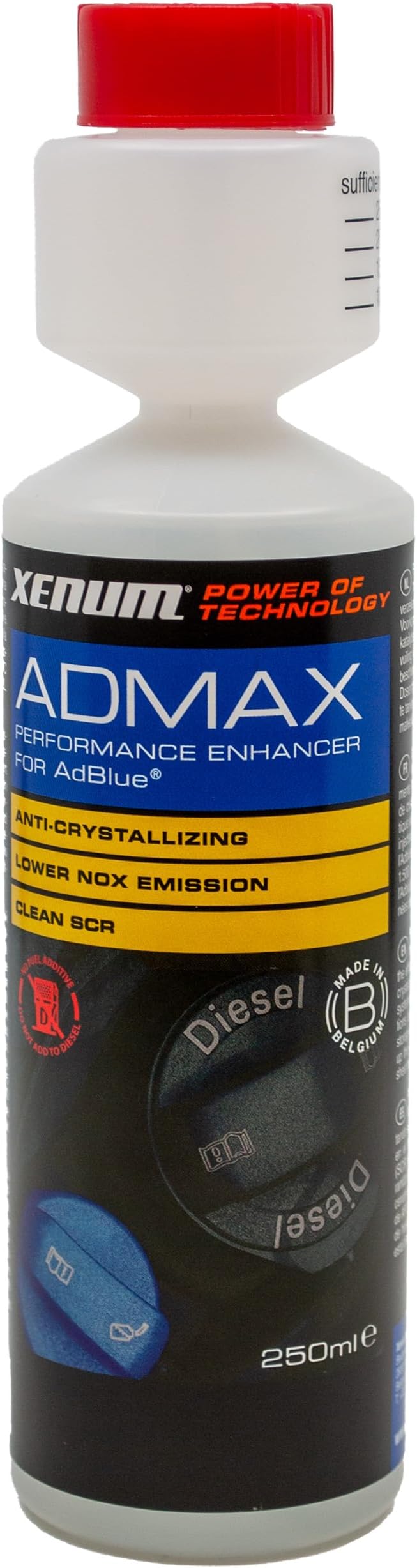 Amazon.fr : XENUM - ADMAX - 250ml - Anti-Crystalisant Adblue - Réducteur émissions NOx ...