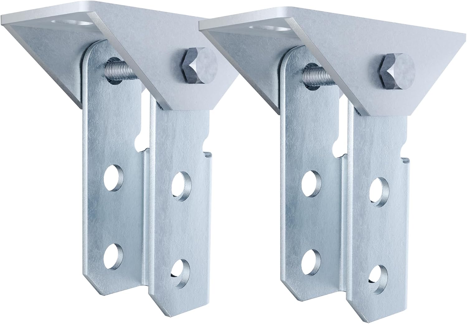 Amazon.com: Adjustable Bracket Channel Post Brackets Support for Solar ...