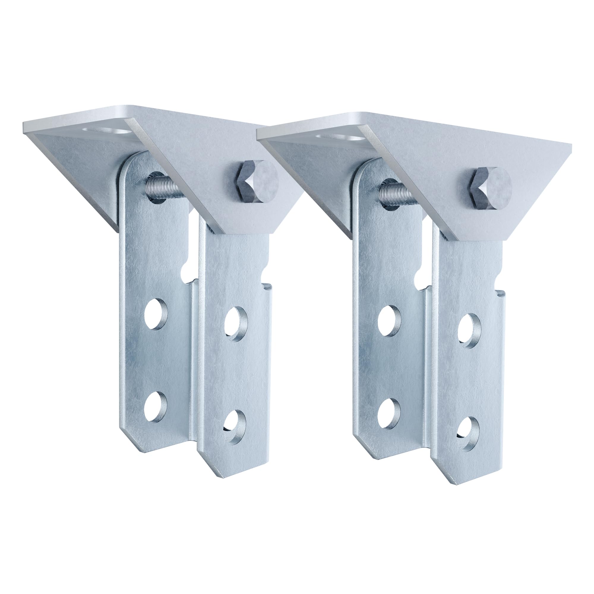 Amazon.com: Adjustable Bracket Channel Post Brackets Support for Solar ...