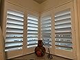 Amazon.com: Suncraft Shutters -Plantation Shutters –Custom Made Window Blinds – No Front Tilt ...
