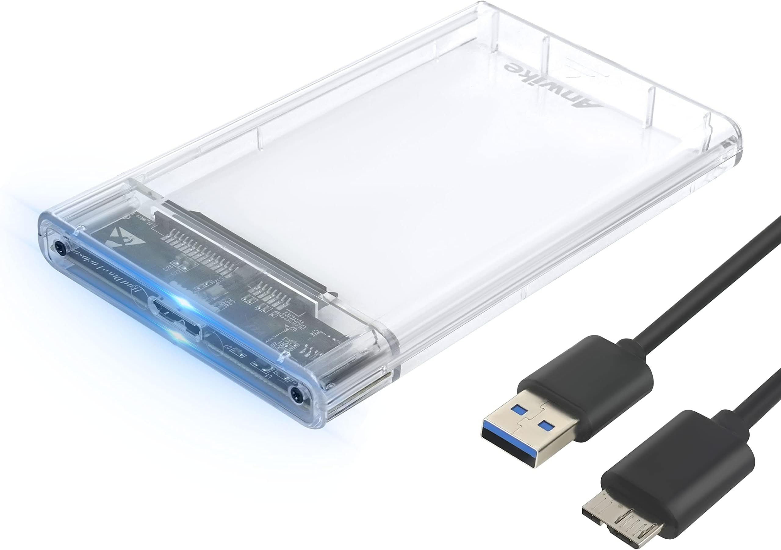 Amazon.com: 2.5 Inch USB 3.0 to SATA External Hard Drive Enclosure ...