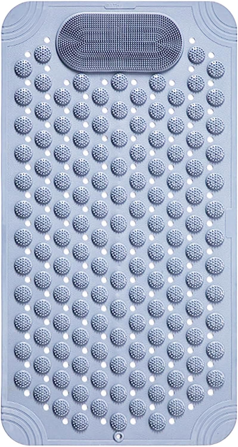 Buy QIYIXI Shower Mat Non Slip - Bathtub Mat with Suction Cups and ...