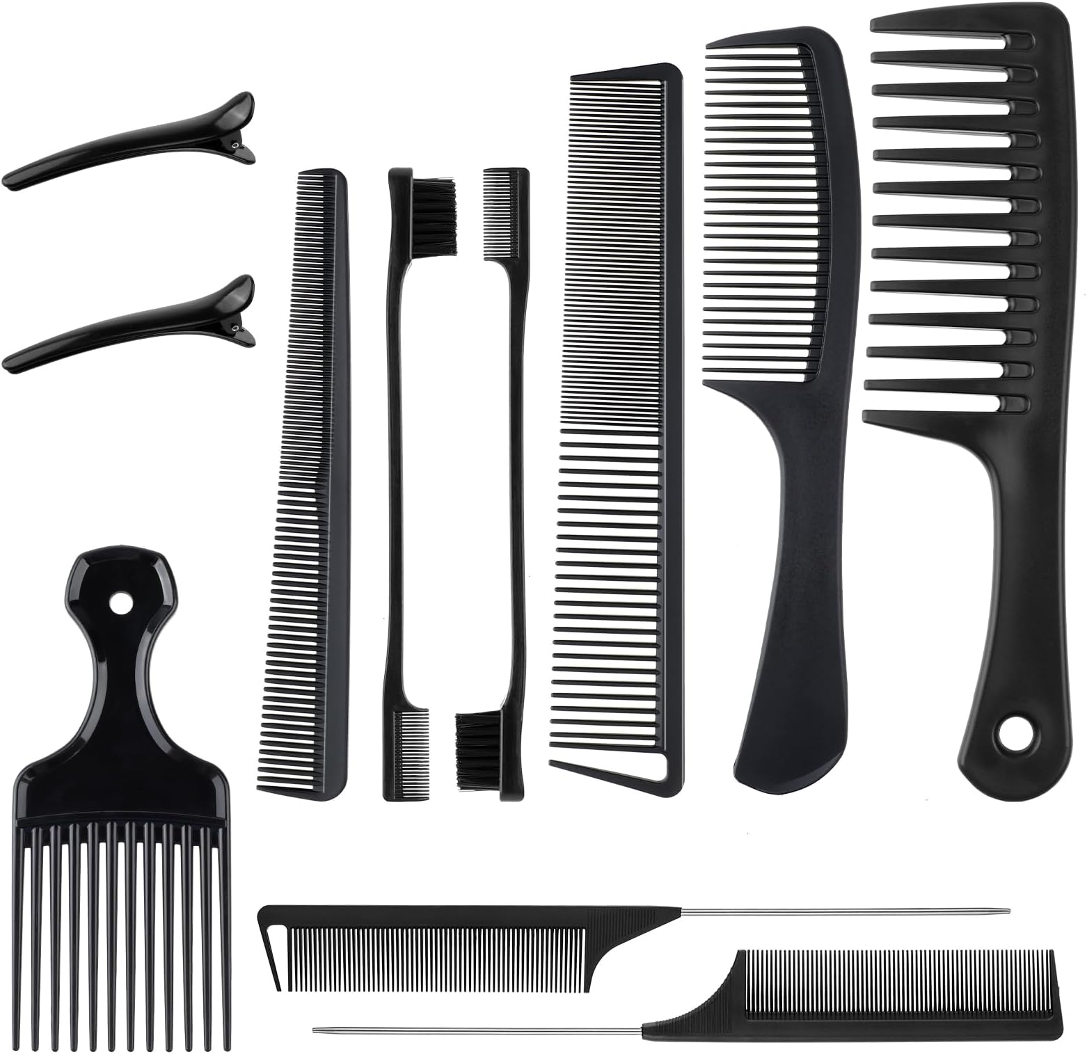 Amazon.com : COMNICO Hair Comb Set, 11 Pcs Professional Anti Static ...