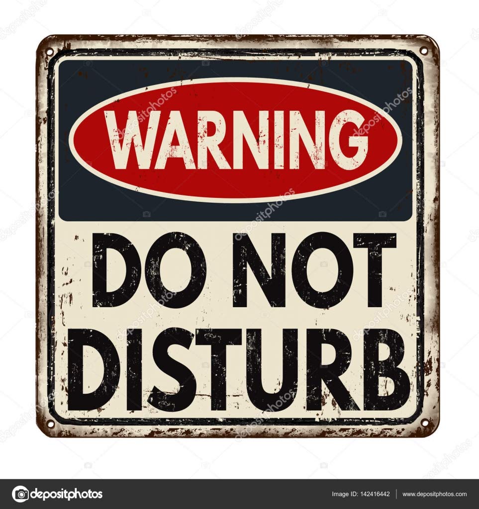 5 Ace DO NOT DISTURB WARNING WALL POSTER STICKER FOR BEDROOM,LIVING ...