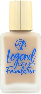 W7 Legend Foundation - Creamy Liquid Foundation for Poreless, Semi ...