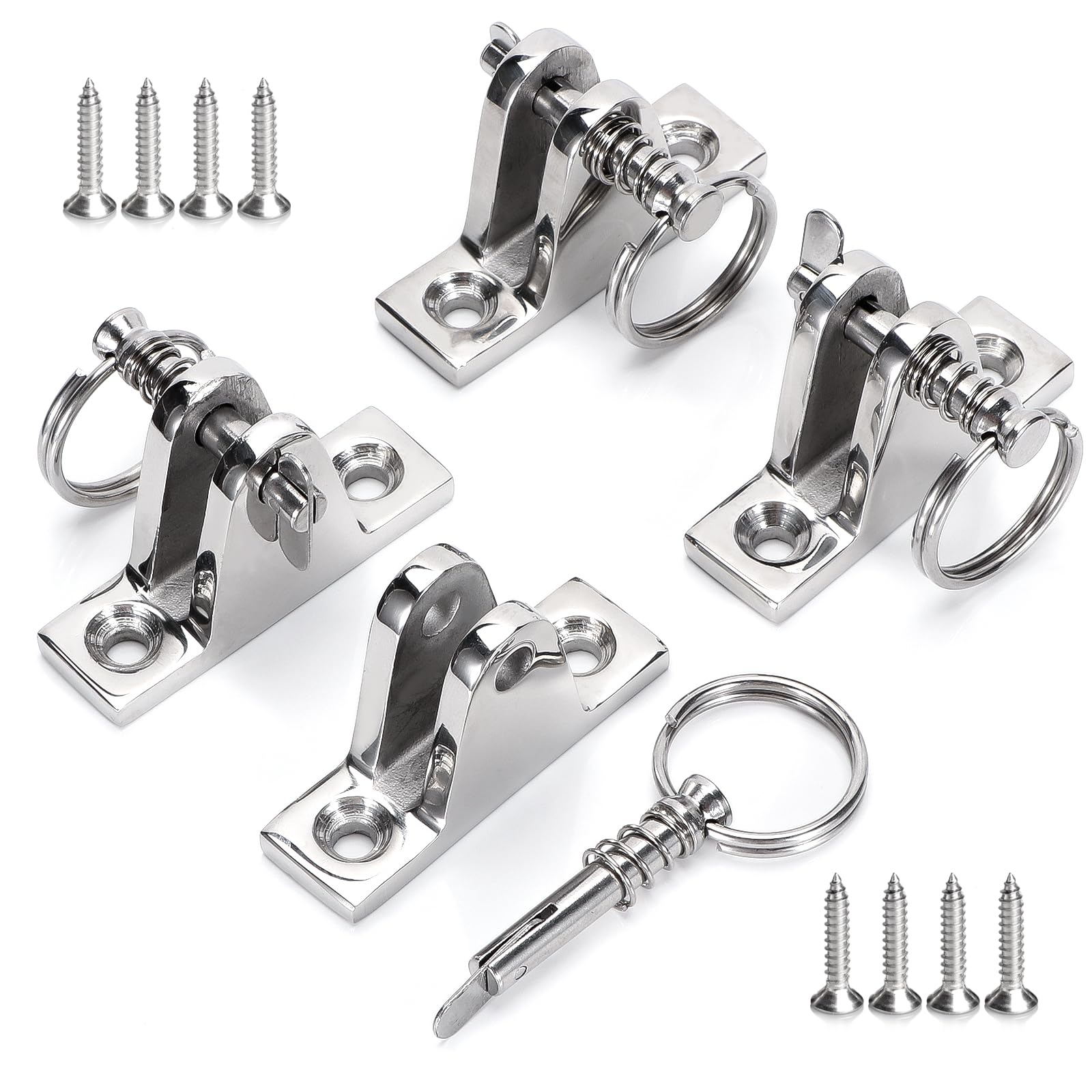 Snapklik.com : Marinebaby 4X Bimini Top Deck Hinge