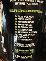 Amazon.com: NutraBio Whey Protein Powder Isolate Supplement – 25g of ...