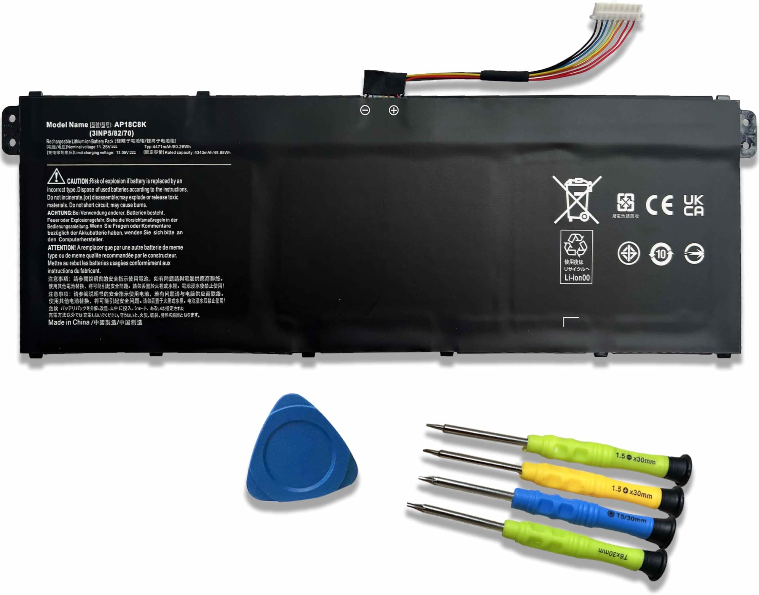 Amazon.com: YXKC AP18C8K Battery Replacement for Acer Aspire 5 A514-54 ...