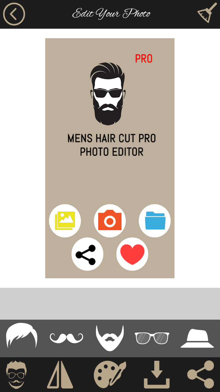 Mens Hair Cut Pro 2018 - Photo editor - App on Amazon Appstore