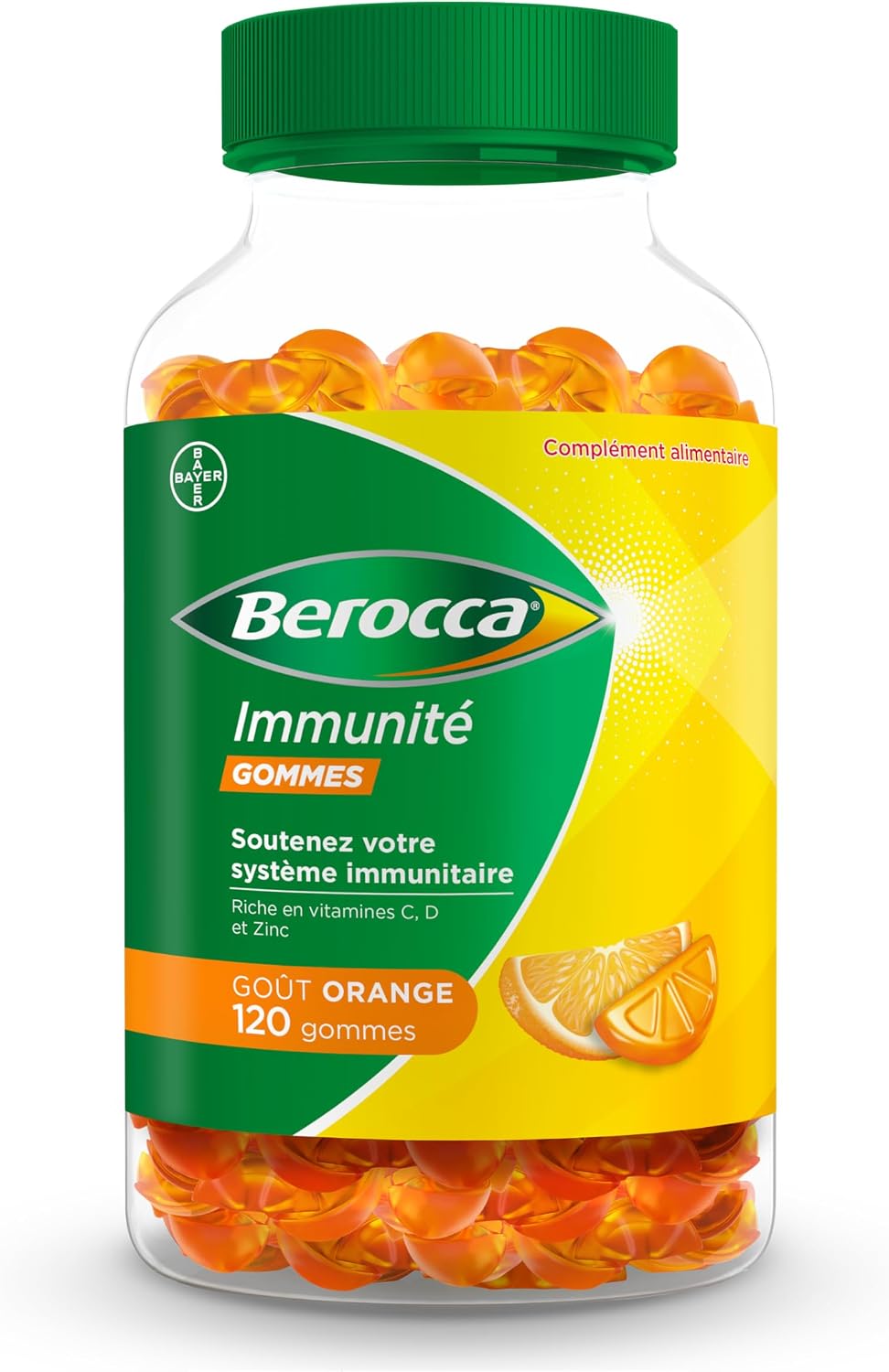 Berocca® Immunité gommes - Multivitamines Complément alimentaire - 8 ...