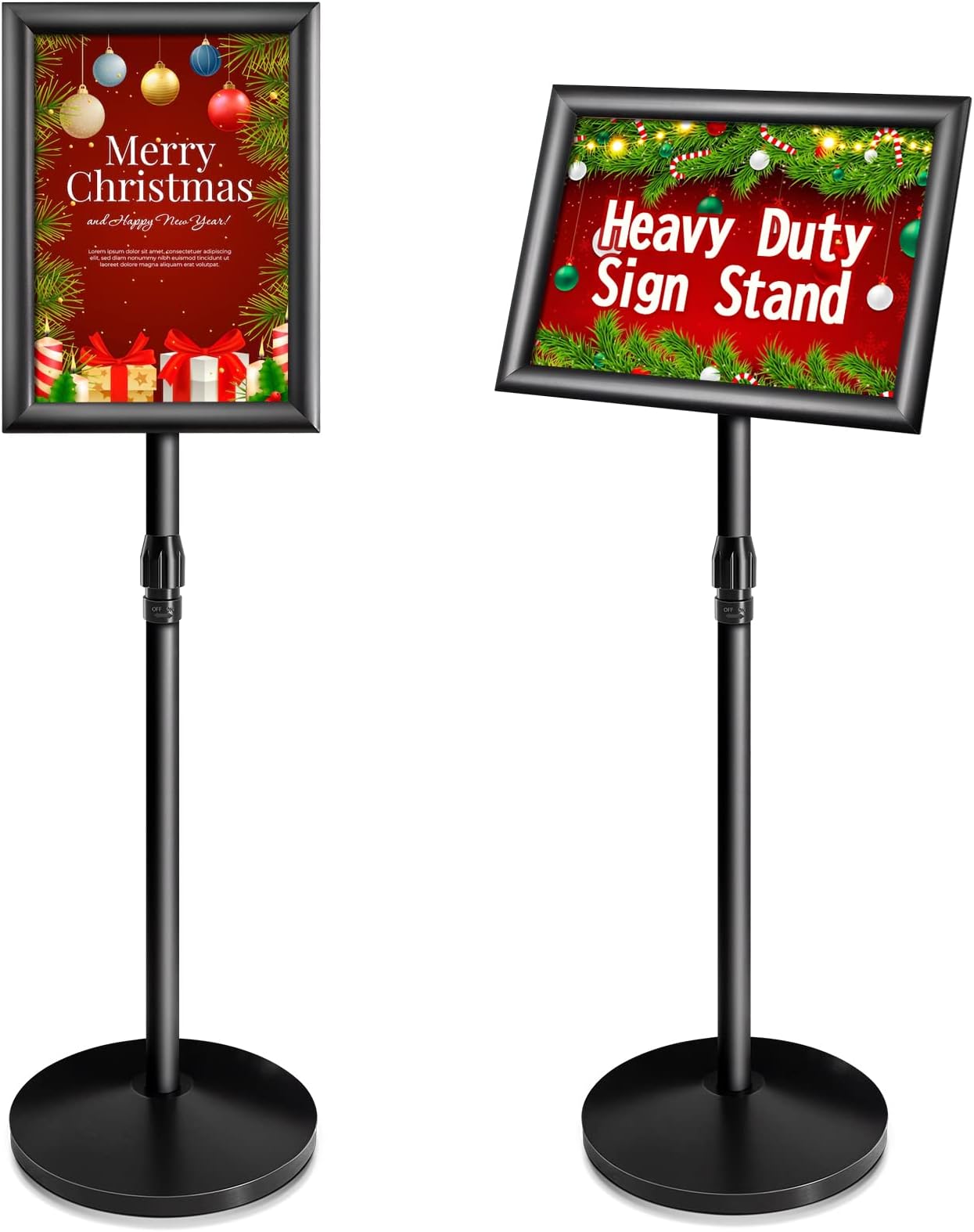 VAIIGO New A4 Heavy Duty Sign Holder Poster Stand, Adjustable Menu ...