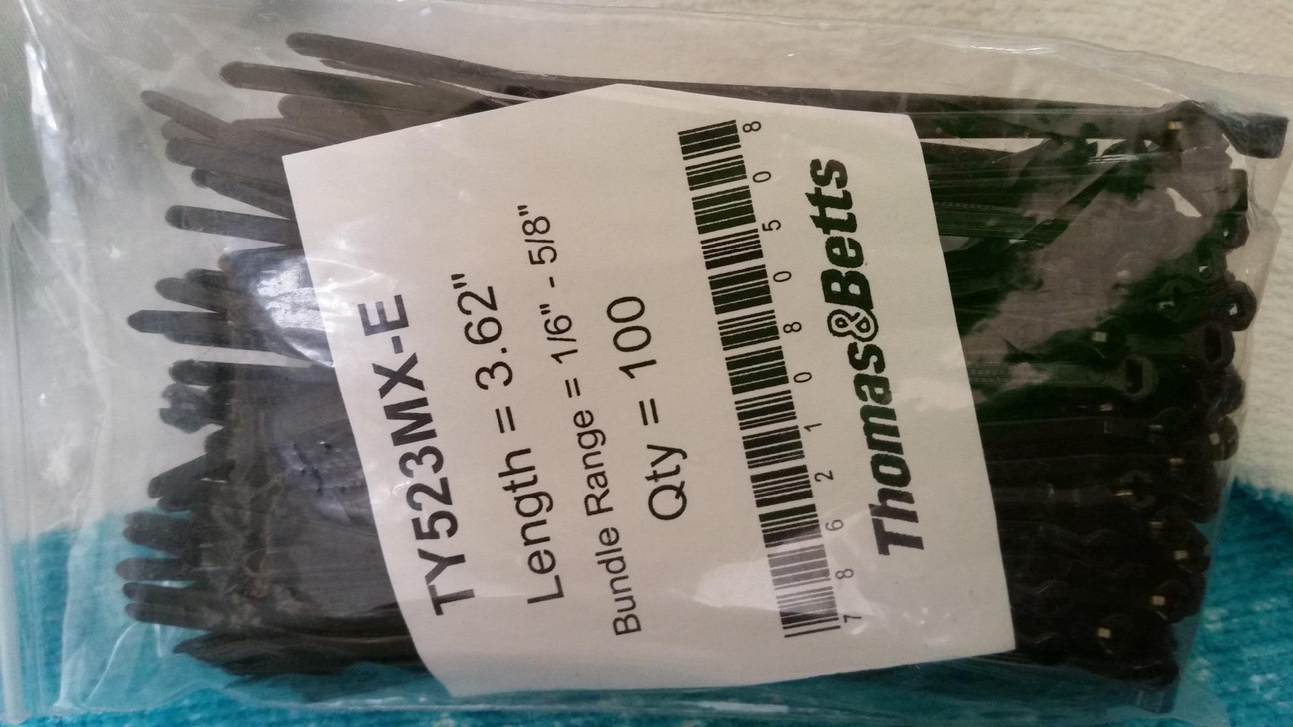 Amazon.com: Thomas & Betts Ty-Rap TY523MX Cable Tie with Stainless ...