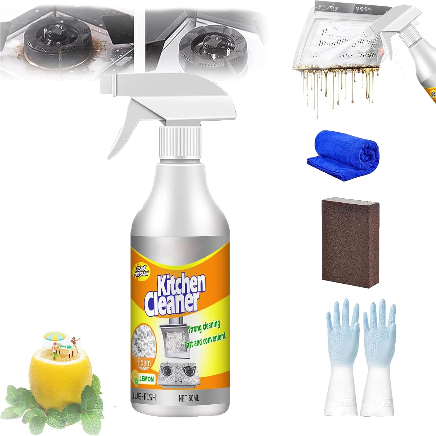 Lqlq Clean Kitchen Oil Stains, Lqlq Powerful Clean Kitchen Oil Stains ...