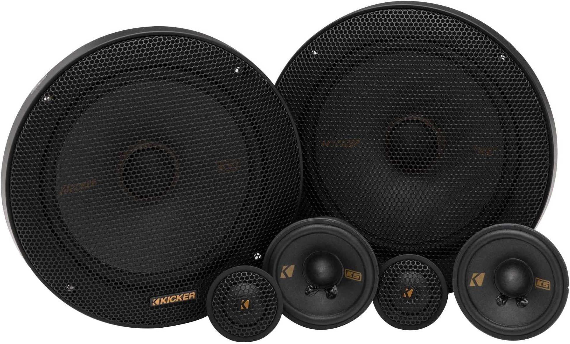 Amazon.com: Kicker 51KSS365 KS-Series 6.5" Woofer, 2.75" Midrange and 1 ...