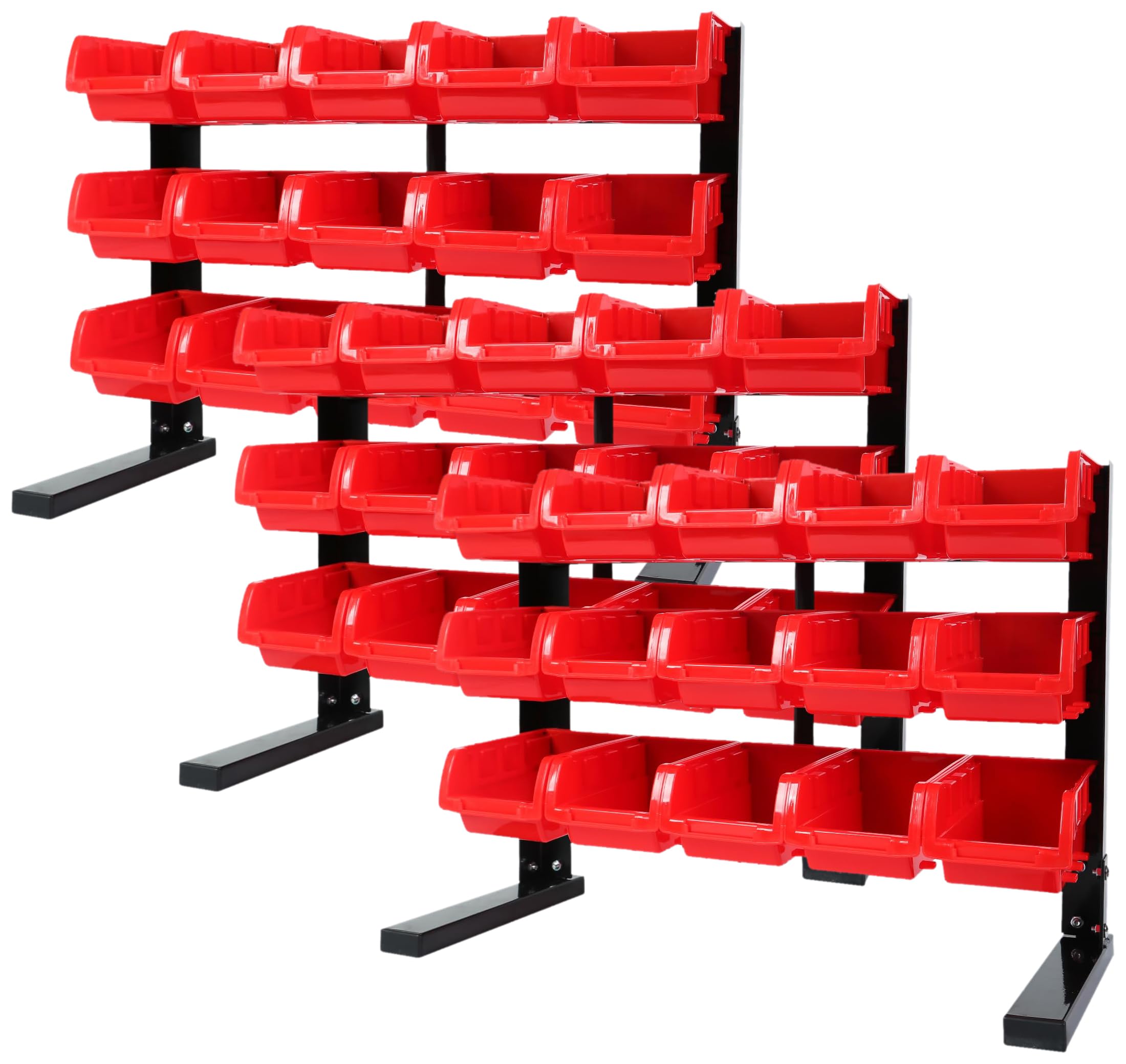 Snapklik.com : MaxWorks 80695 Bench/Table Top 15-Bin Parts Rack
