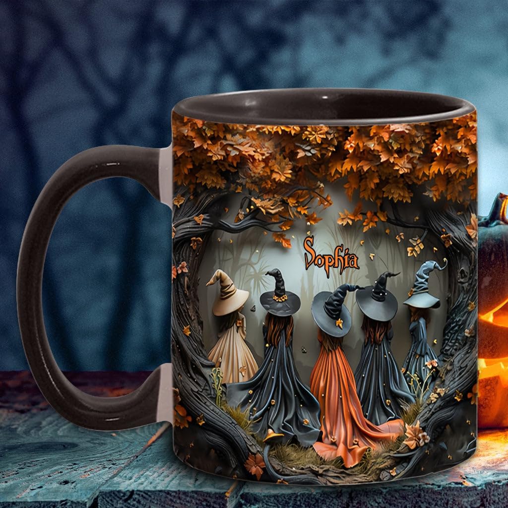 Amazon.com: Beautiful Witches - Personalized Witch Accent Mug ...