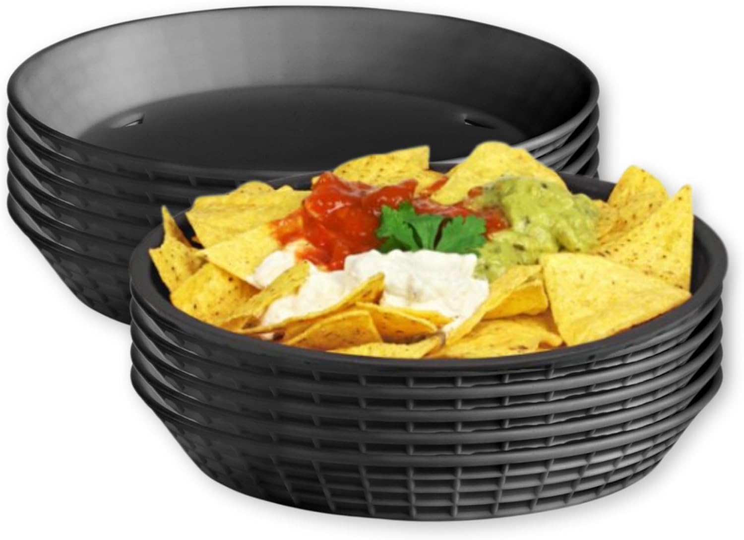 Amazon.com: TableCraft 13759BK, Diner Platter, Polypropylene, Black, 9 ...