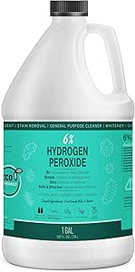 MAXTITE 6% Hydrogen Peroxide Solution - 1 Gallon (Just Food-Grade H2O2 ...