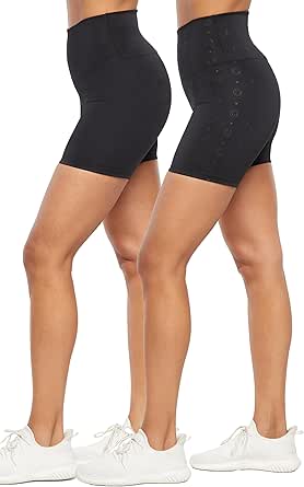 Balance Collection Women's Emma Easy 4.5" Active Short 2-Pack, Black ...