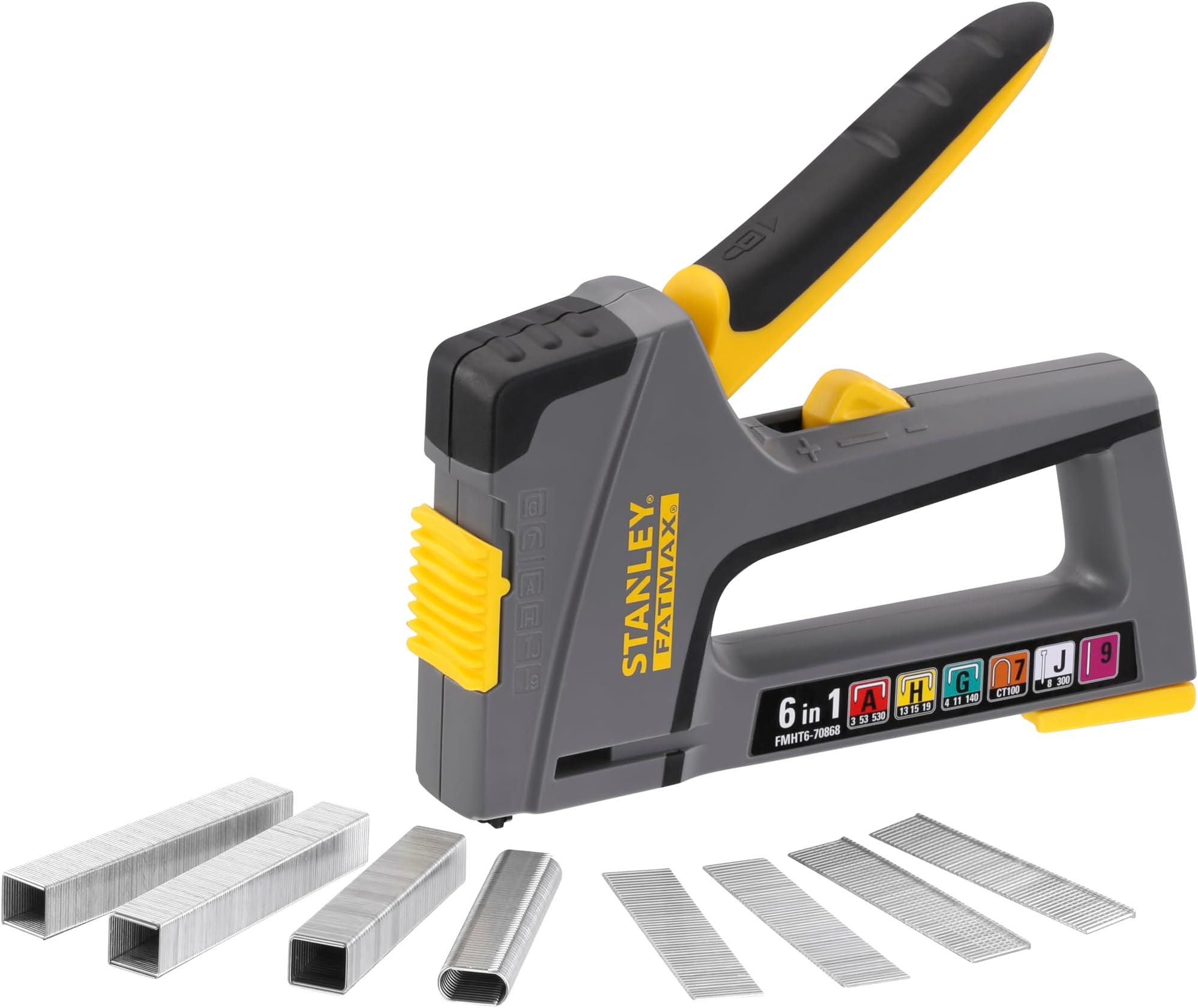 STANLEY FatMax Handtacker Tacker für Holz 6-in-1 TR75 (rückschlagsfrei ...