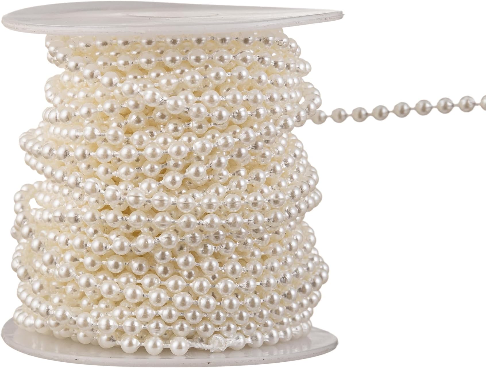 Amazon.com: PATIKIL 6mm Faux Pearl Beads Garland, 16.4 Ft Pearl String ...