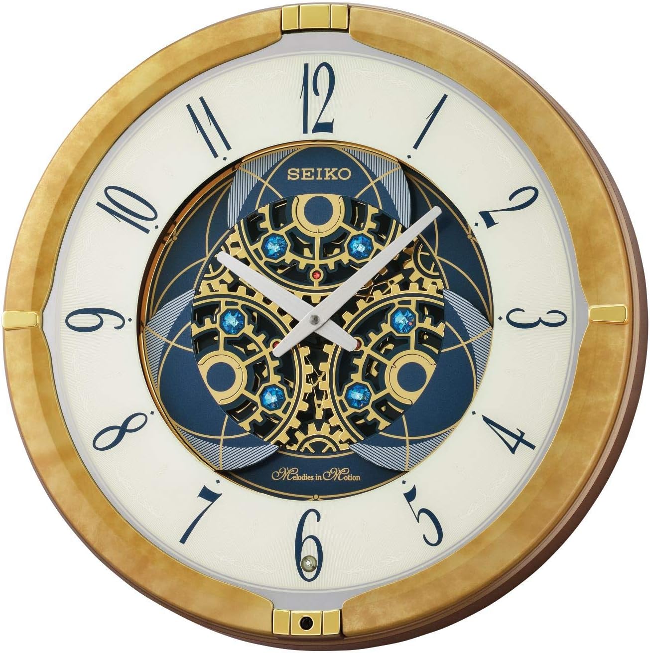 Amazon.com: SEIKO Melodies in Motion Wall Clock, Starry Night : Home ...