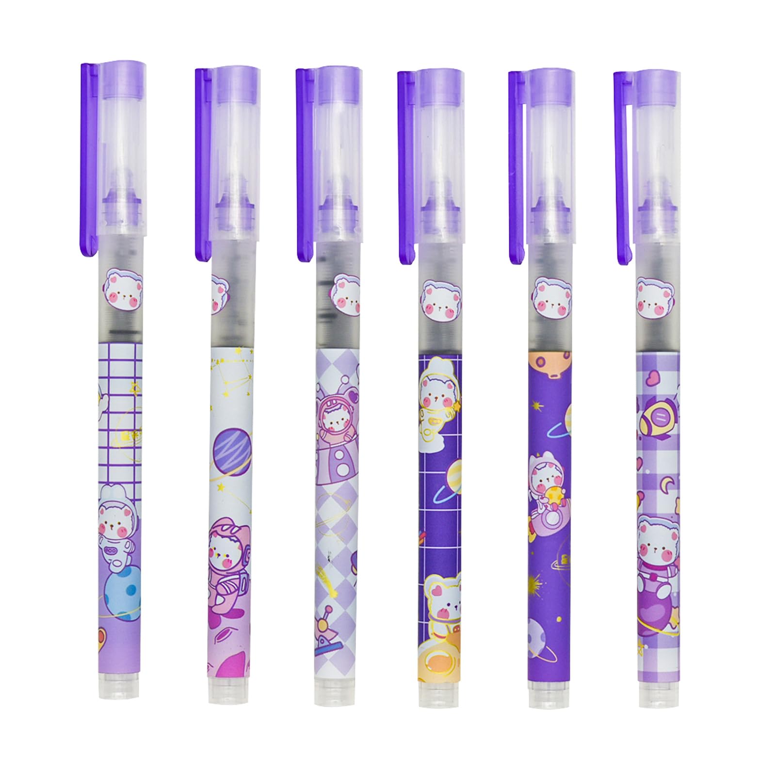 Amazon.com: Lopenle 12 PCS Astronaut Bear Pens Novelty Animal Pens ...