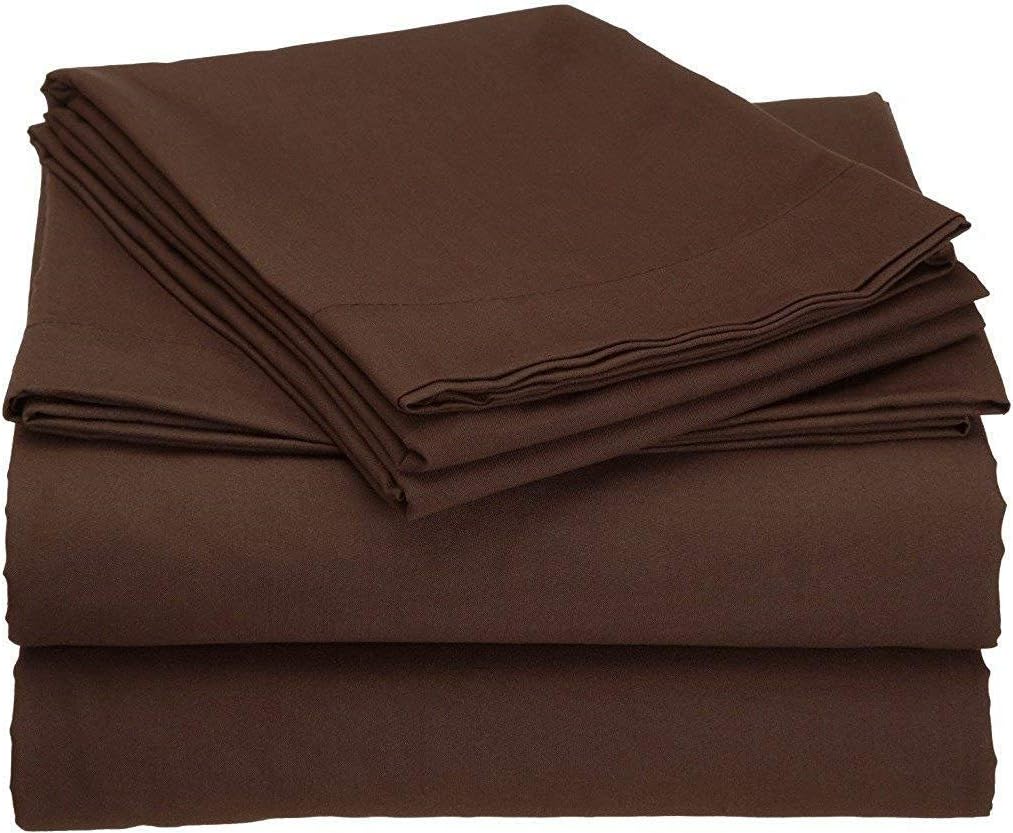 Amazon.com: Twin Extra Long Size Sheet Set - 4 Piece - Hotel Luxury Bed ...