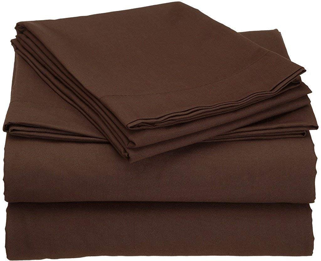 Taj Linens Solid Sheet Set-King Size Sheet Set-Organic Cotton Sheet set ...