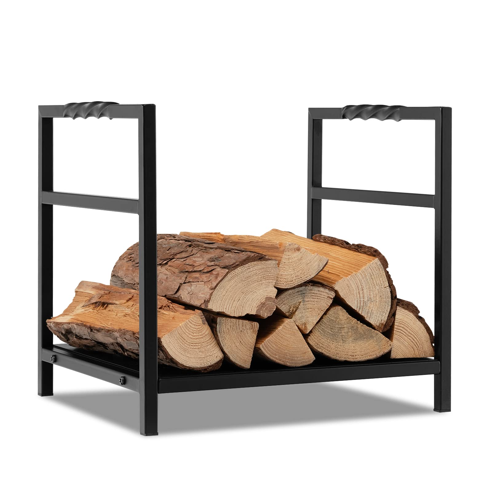 Amazon.com: Goplus 16 Inch Small Firewood Rack, Indoor Outdoor ...
