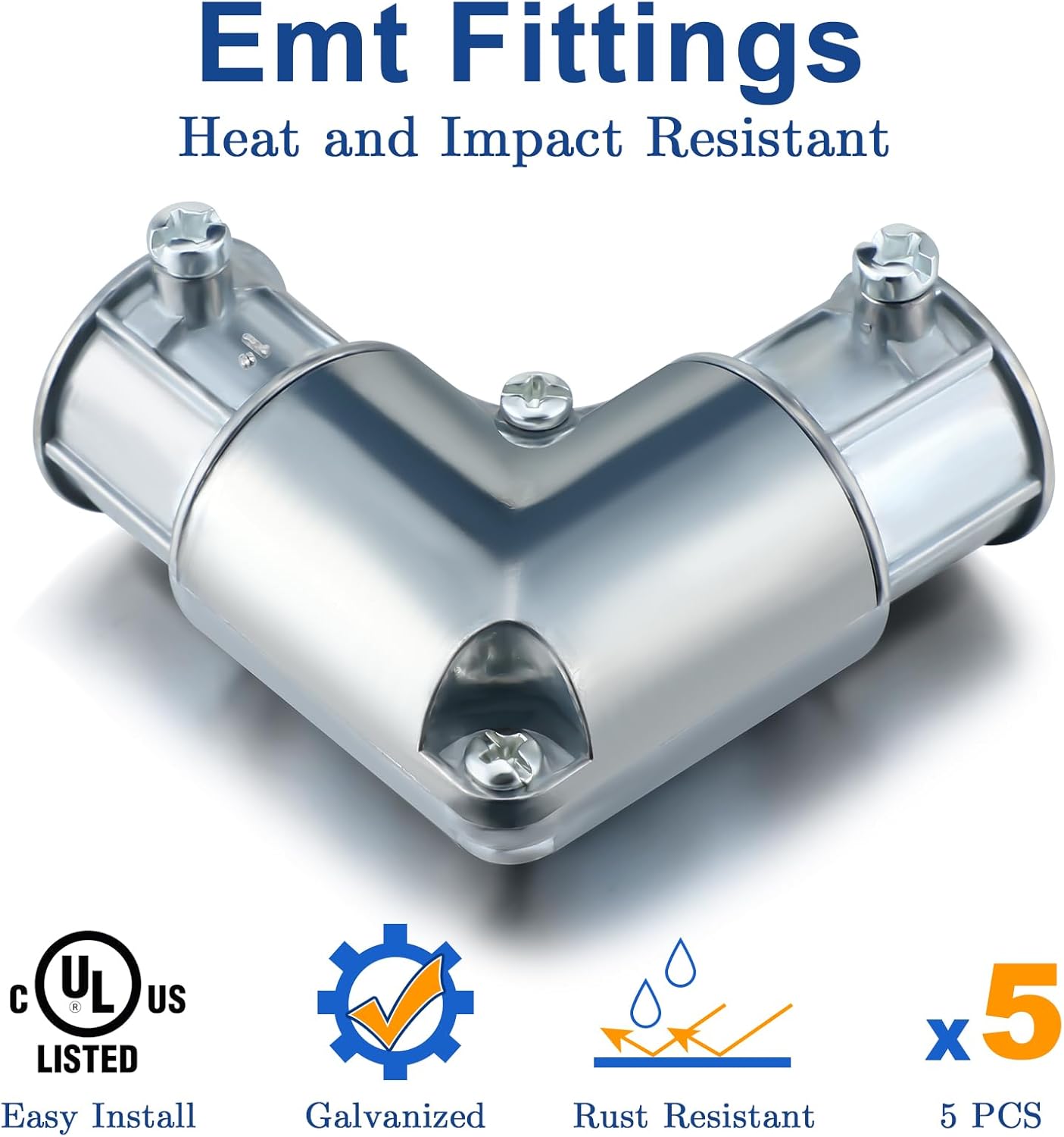 Gisafai 5 Pcs EMT Conduit Fittings Inside Corner Philippines | Ubuy
