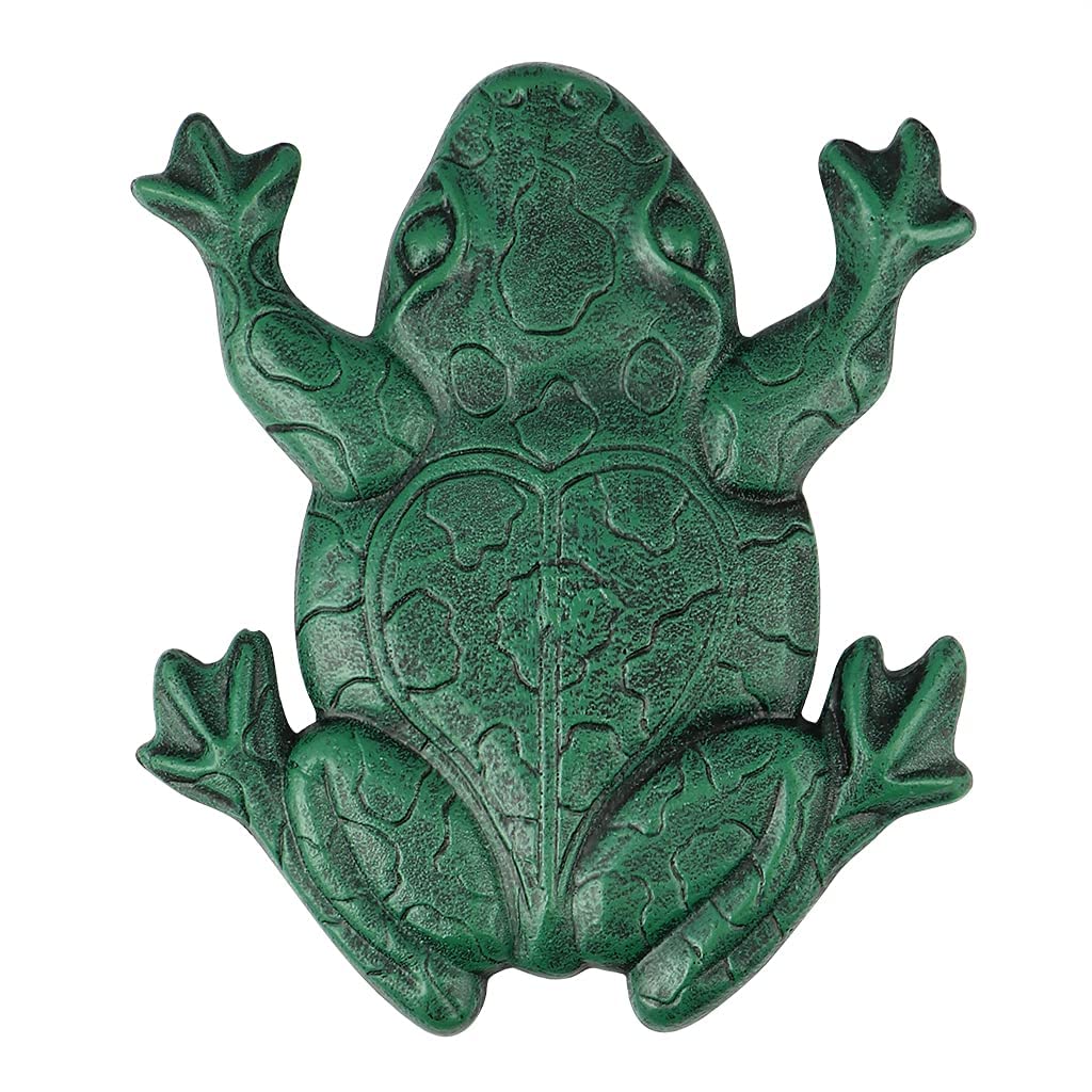 Snapklik.com : Frog Stepping Stone, Cast Iron Frog Art, Decorative ...