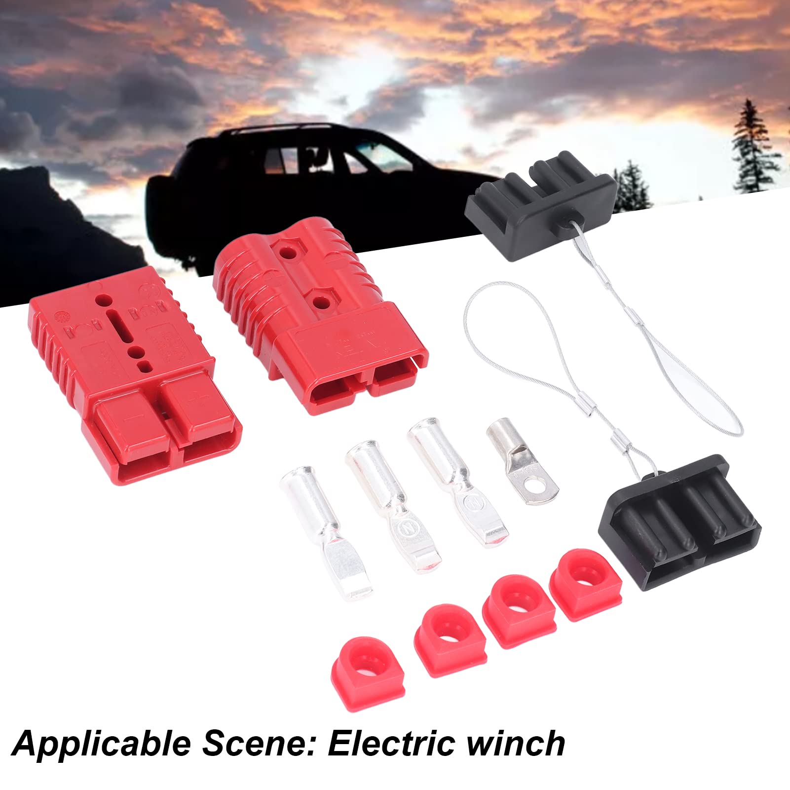 Quick Connect Battery Cables For Winch
