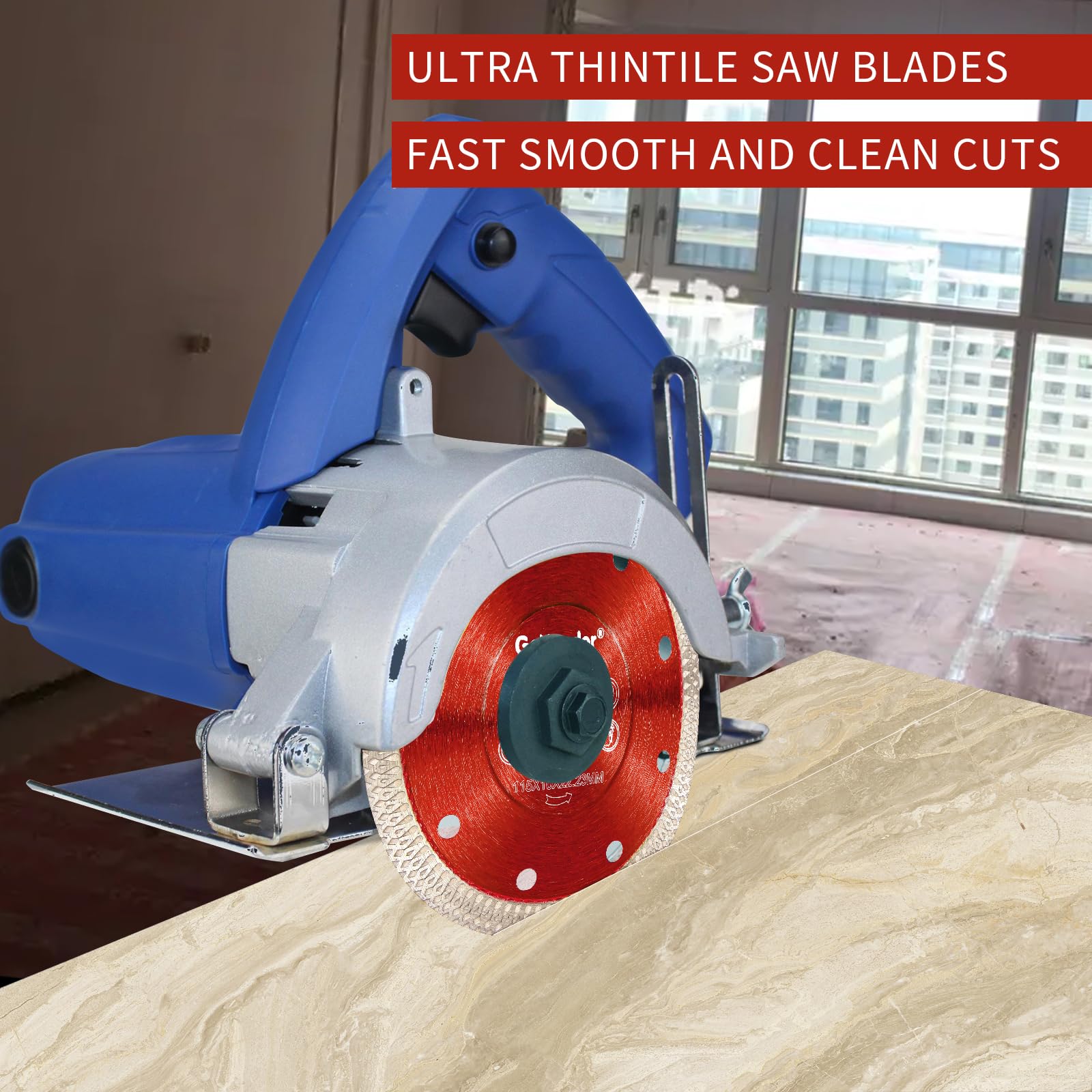 Snapklik.com : 4.5” Diamond Tile Blade For Angle Grinder, Super Thin ...