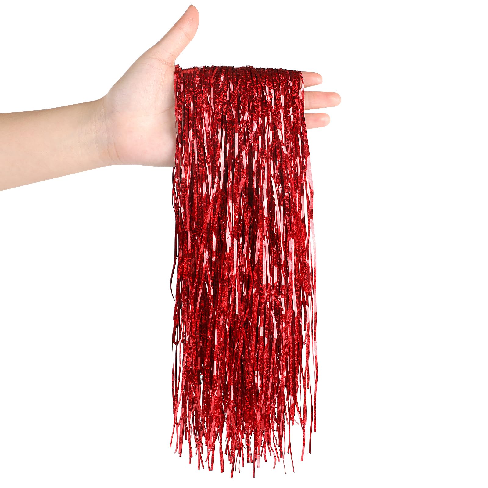 Amazon.com: CCINEE 2000 Strands Christmas Tinsel Icicles, 19.7" Shiny ...