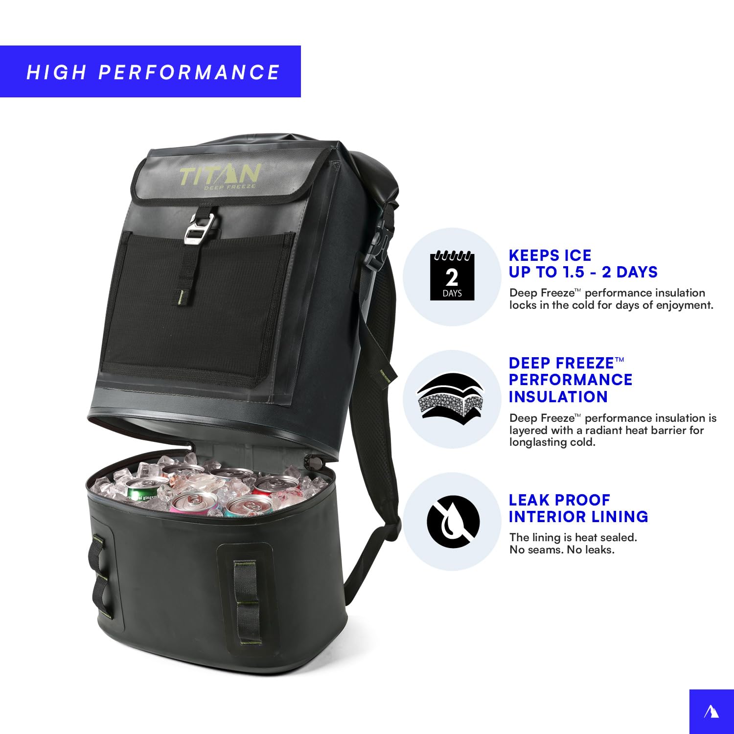 Snapklik.com : Titan By Arctic Zone Deep Freeze Welded Backpack Cooler ...