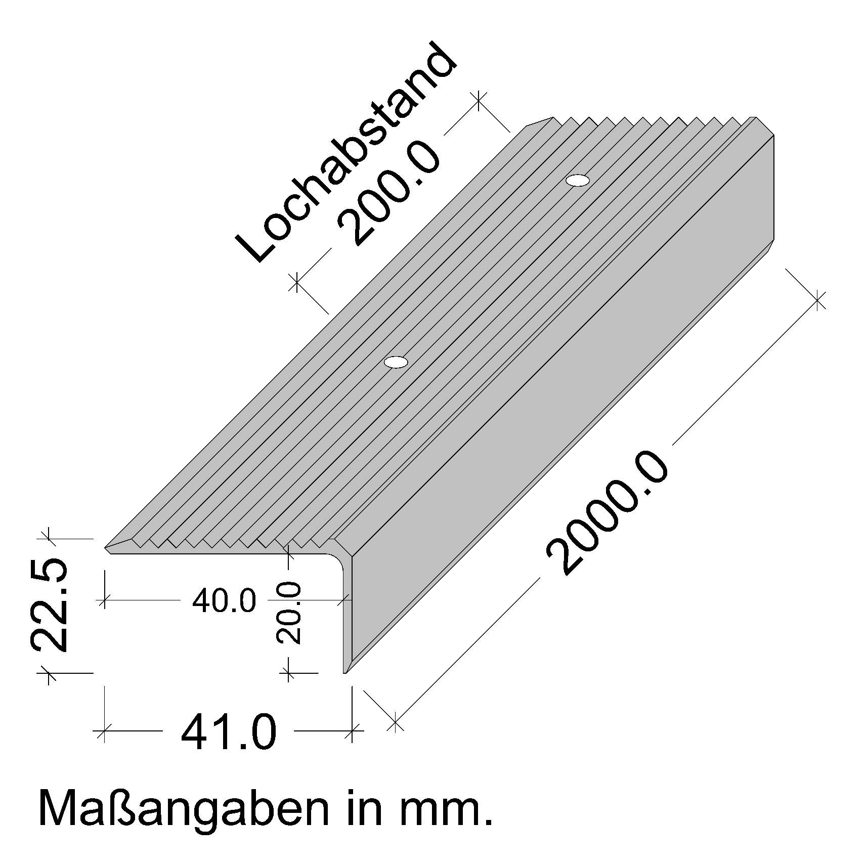 Prodotti per la costruzione Gedotec Profilo angolare in alluminio per ...
