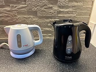 Amazon.co.jp: ティファール 電気ケトル 1.2L 大容量 転倒お湯もれロック 「ジャスティン ロック ブラック」 省スチーム設計 KO5908JP : ホーム＆キッチン