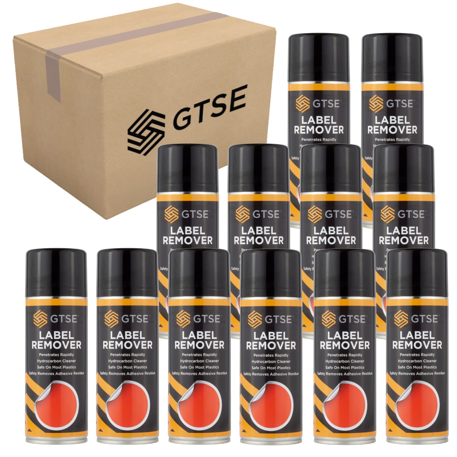 GTSE Bulk Box Label Adhesive Remover Spray with Straw Application ...