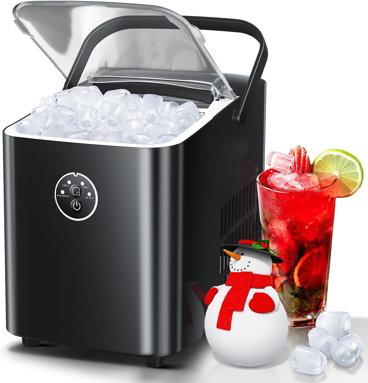 Amazon.com: Antarctic Star Countertop Ice Maker, 26 lbs in 24Hrs, 9 Ice ...