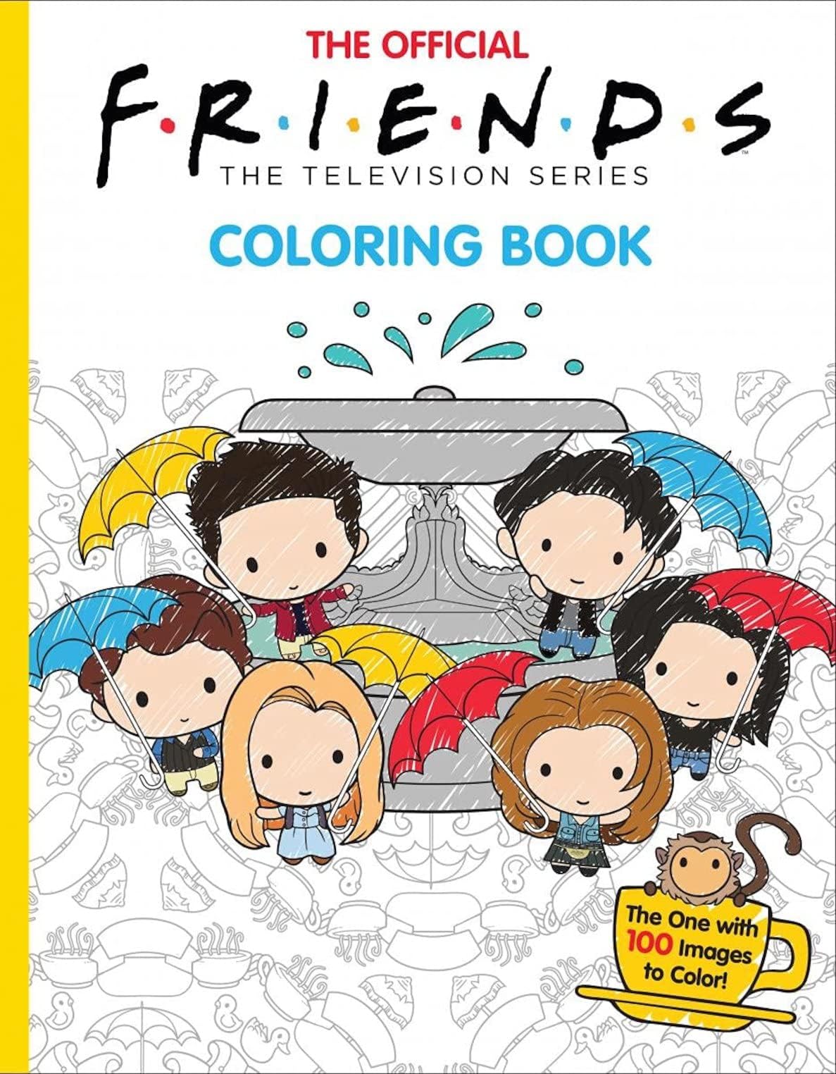 The Official Friends Coloring Book: The One with 100 Images to Color ...