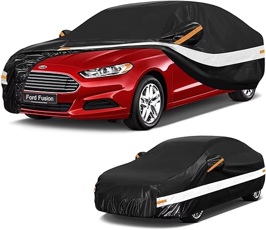 Amazon.com: Holthly 10 Layers Sedan Car Cover Custom Fit for Ford ...