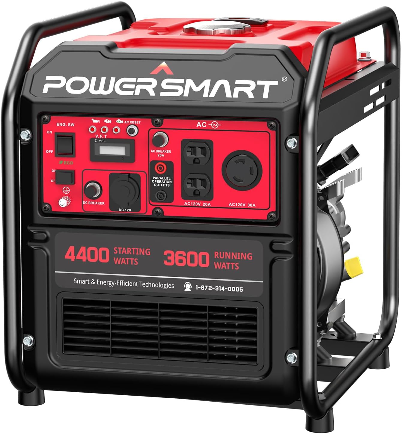 Amazon.com : PowerSmart 4400-Watt Open Frame Inverter Generator ...