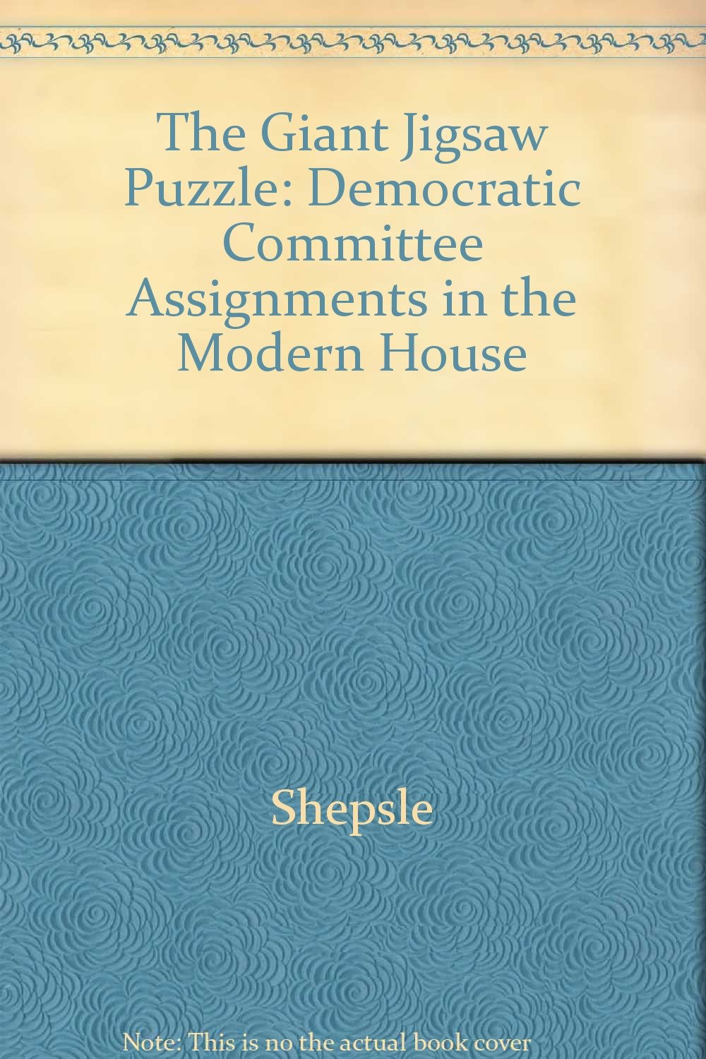 Amazon.com: The Giant Jigsaw Puzzle: Democratic Committee Assignments ...